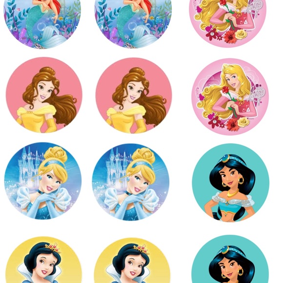 Disney | Party Supplies | Disney Princess Party Cupcake Toppers | Poshmark